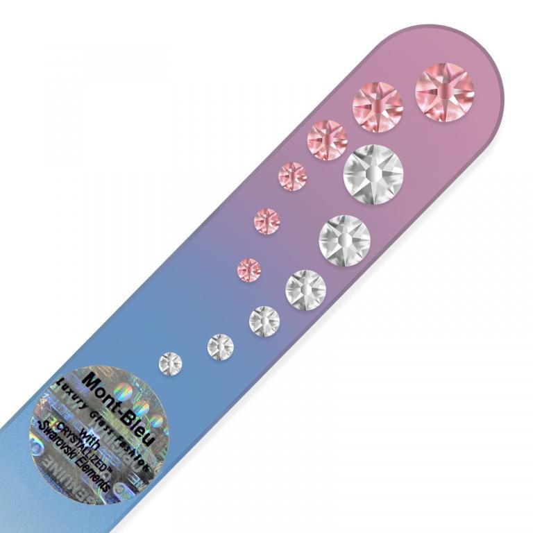 Swarovski Czech made glass nail files - CRYSTAL Line.