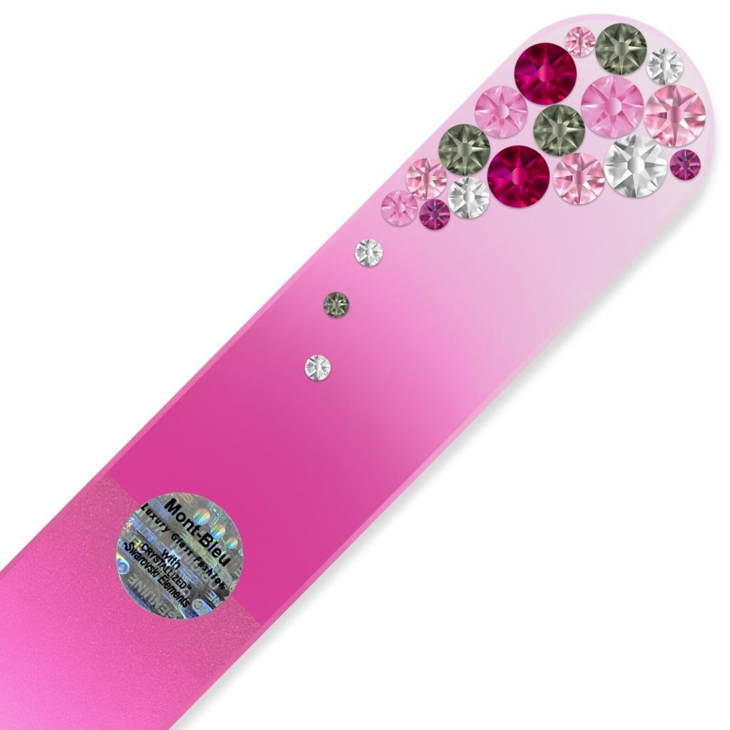 Large Glass Nail File with Swarovski crystals BC-B - Mont bleu Store