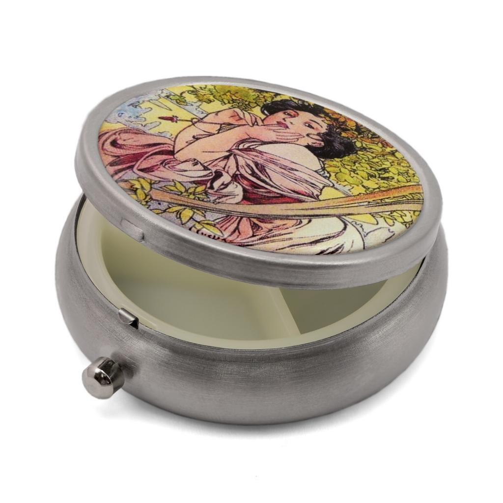 Pill Box with Four Seasons Designs - Mont bleu Store